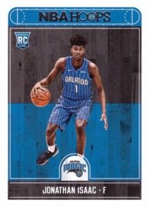 2017-18 panini nba hoops basketball #256 jonathan isaac rookie card – orlando magic