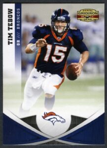 2011 panini gridiron gear #71 tim tebow – denver broncos (football cards)