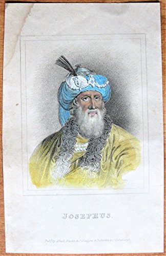 Antique Copperplate Engraving: Josephus