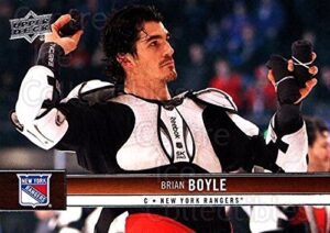 (ci) brian boyle hockey card 2012-13 upper deck (base) 123 brian boyle