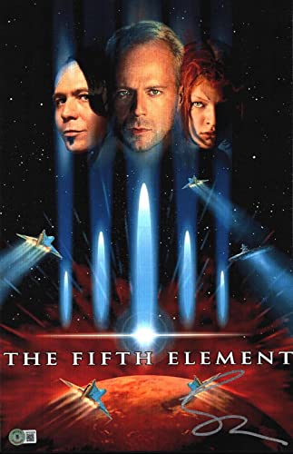 Gary Oldman Signed Autographed The Fifth Element 11x17 Movie Poster Beckett COA