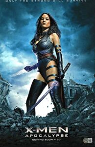 olivia munn signed autographed x-men apocalypse 11×17 movie poster beckett coa