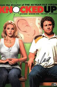 judd apatow signed autographed knocked up 11×17 movie poster photo beckett coa