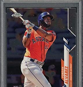 Yordan Alvarez 2020 Topps Chrome Baseball Rookie Card #200 Graded PSA 10