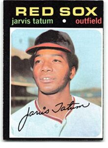 baseball mlb 1971 topps #159 jarvis tatum ex/nm red sox