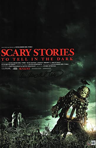 Guillermo Del Toro Signed Scary Stories To Tell In The Dark 11x17 Poster BAS COA