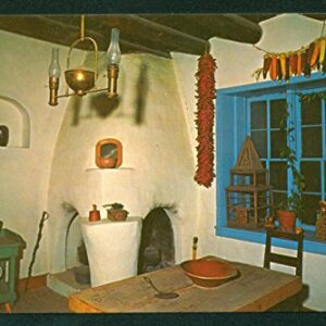 Christopher Carson Kitchen of the Kit Carson Home in Taos New Mexico NM Vintage Postcard