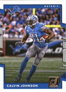 2017 donruss #31 calvin johnson detroit lions football card