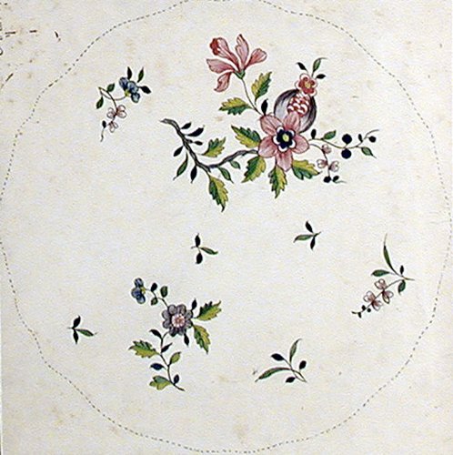 An original design for a porcelain plate