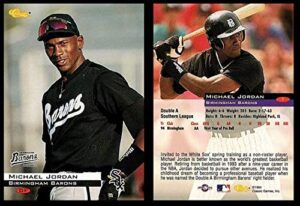 michael jordan 1994 classic birmingham barons baseball reprint