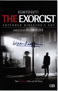 william friedkin signed autographed the exorcist 11×17 movie poster beckett coa