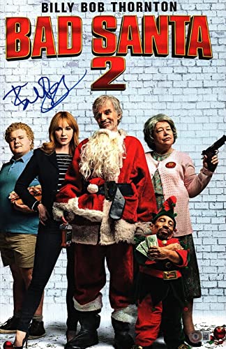 Billy Bob Thornton Signed Autographed Bad Santa 2 Movie Poster 11x17 Beckett COA