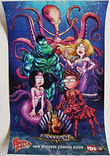 AMERICAN DAD - 11"x17" Original Promo TV Poster SDCC 2018 Fox Comic Con