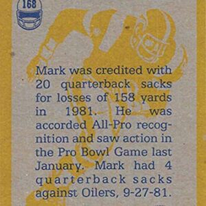 1982 Topps Football #168 Mark Gastineau New York Jets IA