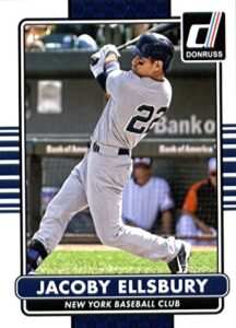 2015 donruss baseball card #128 jacoby ellsbury