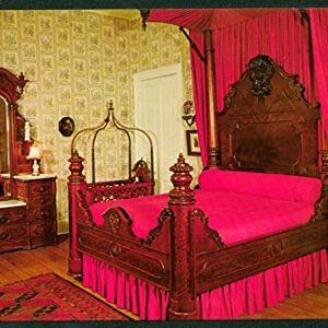 Cole County Homes Victorian Period Bedroom Historical Museum Jefferson City Missouri MO Postcard