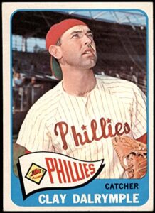 1965 topps # 372 clay dalrymple philadelphia phillies (baseball card) ex phillies