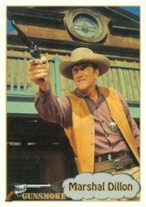 marshal dillon trading card (gunsmoke, tv show) 1993 pacific #6