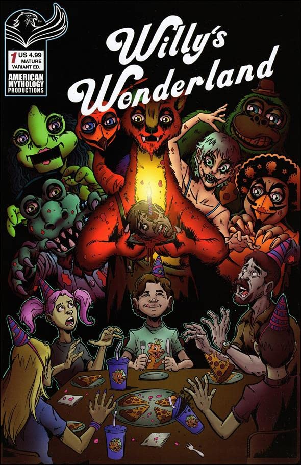 Willy's Wonderland Prequel #1B VF ; American Mythology comic book | variant