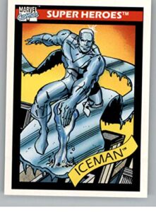 1990 impel marvel universe #22 iceman non sport entertainment trading card in raw (nm or better) condition