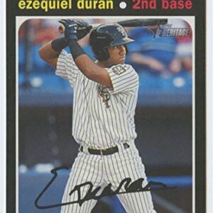 2020 Topps Heritage Minor League #41 Ezequiel Duran Staten Island Yankees MLB Baseball Card NM-MT