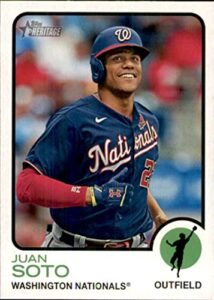 2022 topps heritage #154 juan soto nm-mt nationals