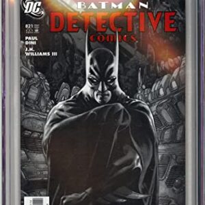 Detective Comics #821 CGC 9.8 2006 4050128009 1st Bianchi Sketch Cover KEY