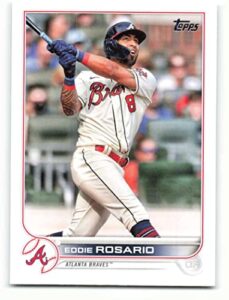 2022 topps #153 eddie rosario nm-mt braves