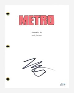 michael rapaport signed autographed metro movie script screenplay acoa coa