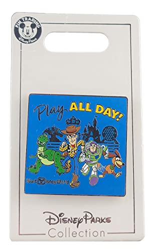 Disney Pin - Toy Story Gang - Buzz, Woody, Slinky Dog & Rex - Play All Day