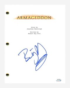 billy bob thornton signed autographed friday night lights movie script acoa coa