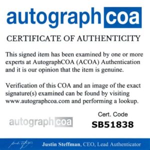 Billy Bob Thornton Signed Autographed Friday Night Lights Movie Script ACOA COA