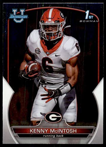 Kenny McIntosh RC 2022 Bowman Chrome University #44 ROOKIE NM+-MT+ NFL NCAA Football 1st Bowman