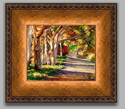 (SOLD) Country Lane - rural landscape by internationally renown painter Yary Dluhos.