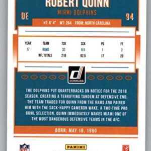 2018 Donruss Football #171 Robert Quinn Miami Dolphins Official NFL Trading Card