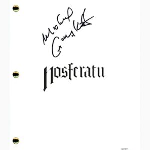 Michael Gruskoff Signed Nosferatu The Vampyre Movie Script Horror ACOA COA