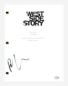 paloma garcia-lee signed autographed west side story script screenplay acoa coa