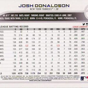 2022 Topps Update #US74 Josh Donaldson NM-MT New York Yankees Baseball