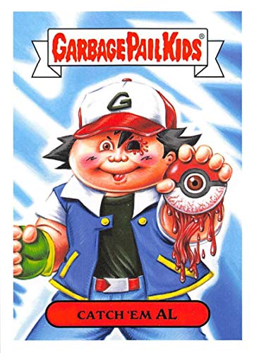 2019 Topps Garbage Pail Kids We Hate the '90s Video Games #B6 CATCH 'EM AL Official Non-Sport Trading Card in NM or Better Conditon