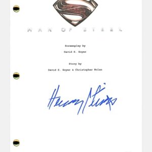 Harry Lennix Signed Autographed Man of Steel Superman Script Screenplay ACOA COA