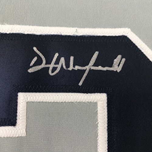 Autographed/Signed Dave Winfield New York Grey Baseball Jersey JSA COA