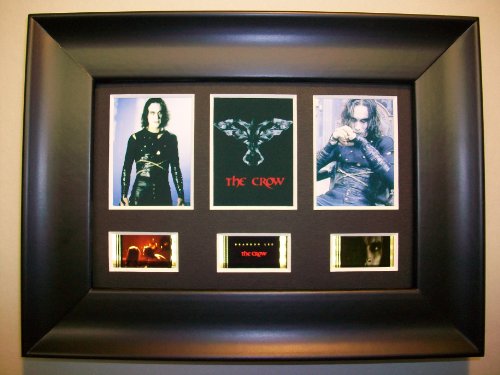 CROW Framed Trio 3 Film Cell Display Collectible Movie Memorabilia Complements Poster Book Theater