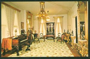 cole county historical museum drawing room lawson b. price mansion missouri governor postcard