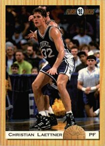 christian laettner basketball card (duke blue devils) 1993 classic draft picks rookie #106