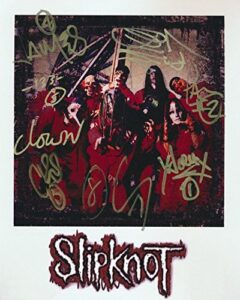 slipknot full metal band reprint signed promo photo #2 rp