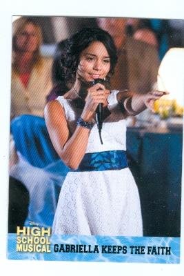 Vanessa Hudgens trading card High School Musical 2006 Topps #45 Gabriella Montez