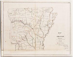 map of arkansas