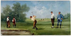 edwardian golfers