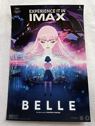 BELLE - 12"x18" Original Promo Movie Poster 2022 Mamoru Hosoda IMAX