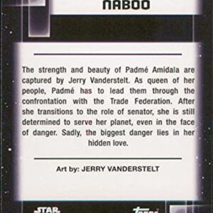 2021 Topps Chrome Star Wars Galaxy #78 The Finest on Naboo Jerry Vanderstelt Star Wars Card